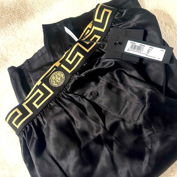 Versace | Pants & Jumpsuits | Authentic Versace Silk Pants | Poshmark